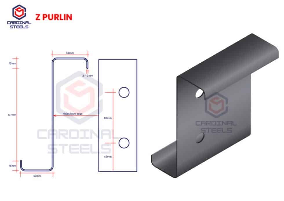 Z Purlins & C Sections | Range Of Sizes, Thicknesses & Depths