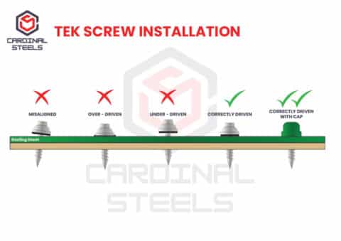 Tek Screw Installation Guide - Cardinal Steels