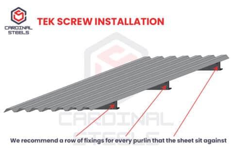 Tek Screw Installation Guide - Cardinal Steels